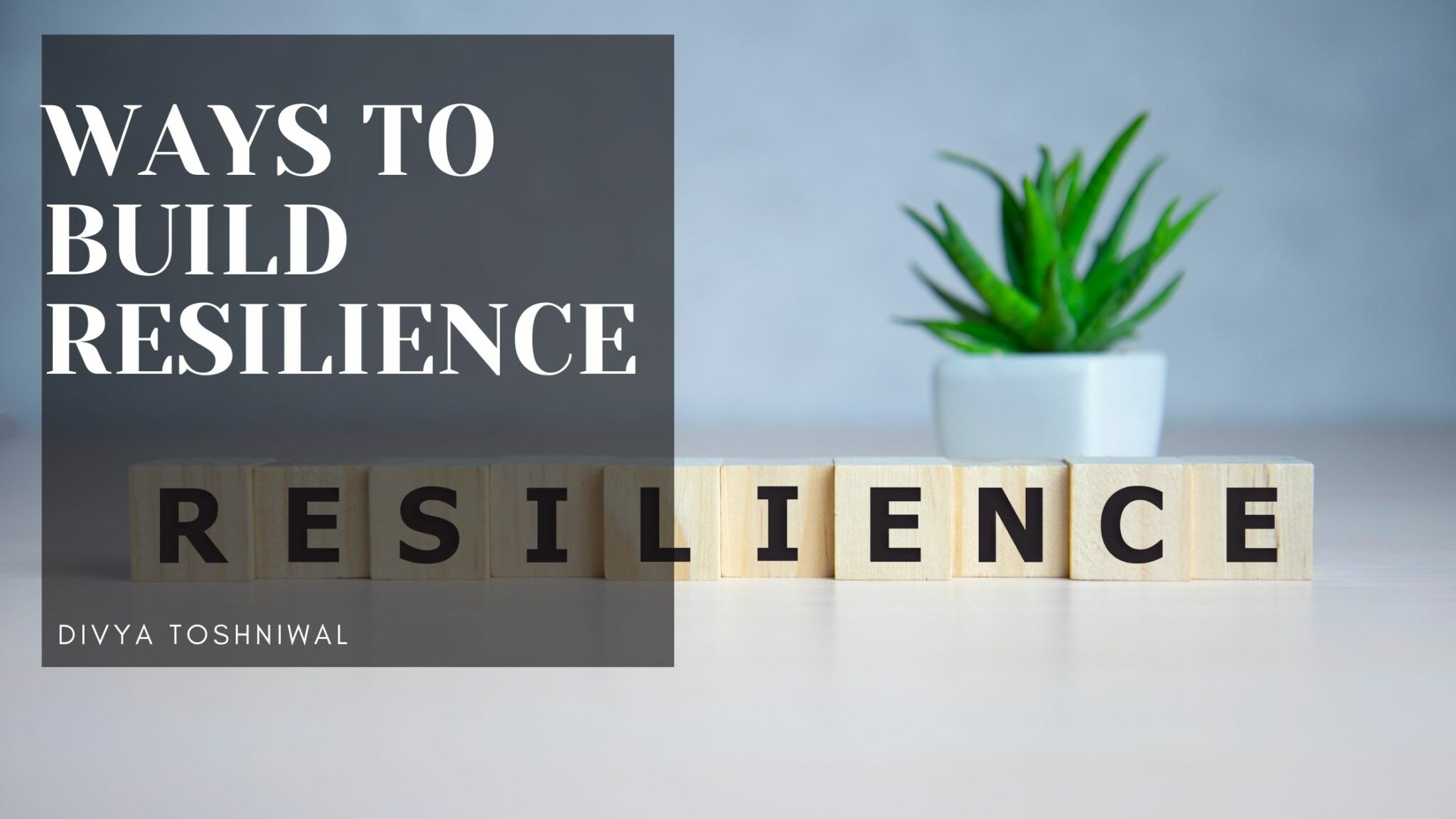 Simple Ways To Build Emotional Resilience - Divya Toshniwal